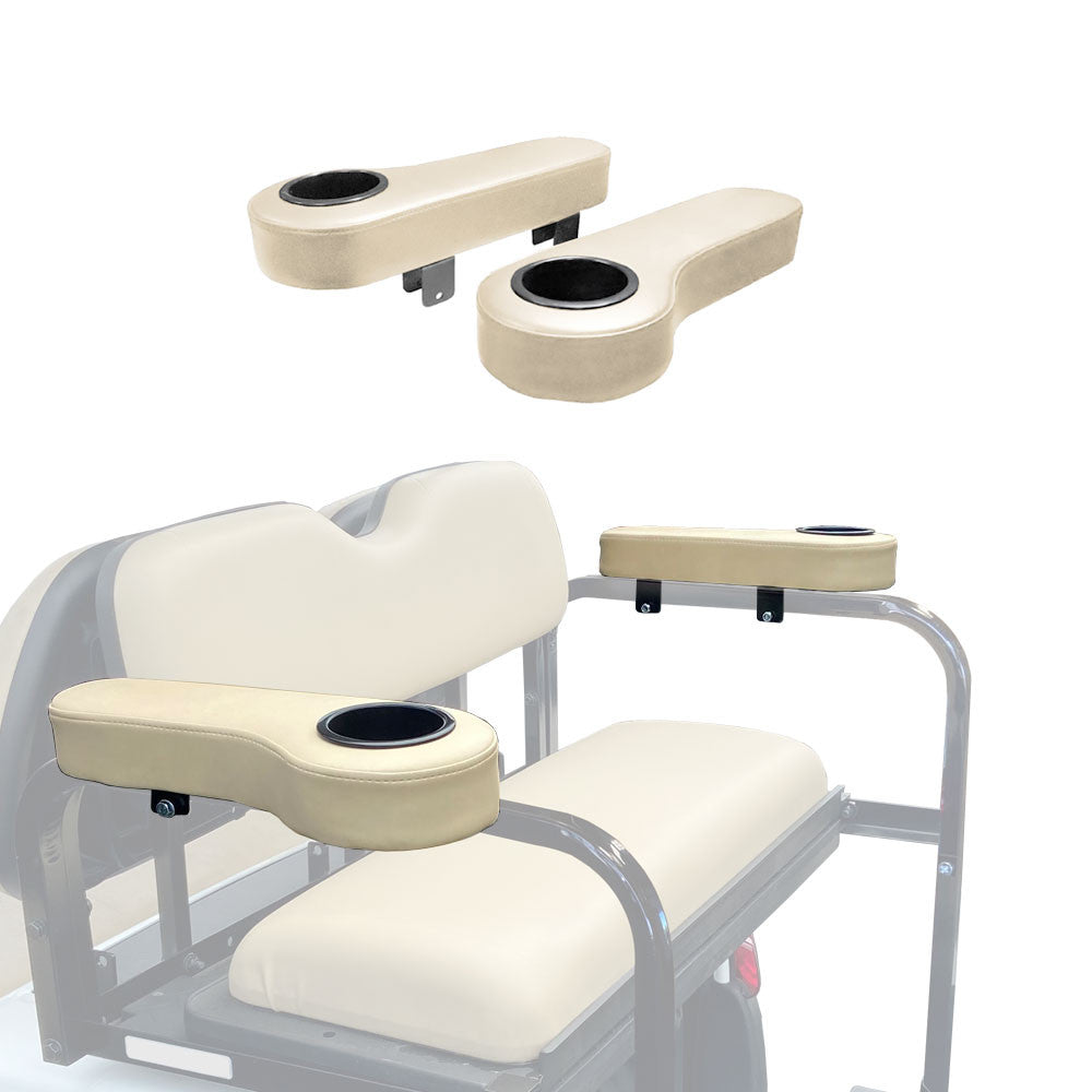 Arm Rests (Tan) - Fits Rear Seats with 1" Arm Rails