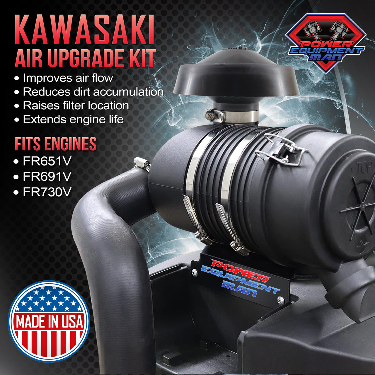 Kawasaki FR Air Filter Upgrade Kit